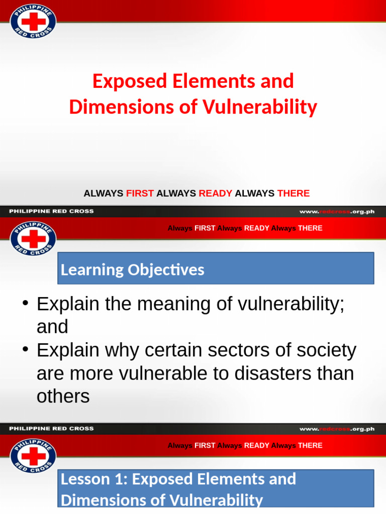 2 Module II Exposure and Vulnerability | PDF