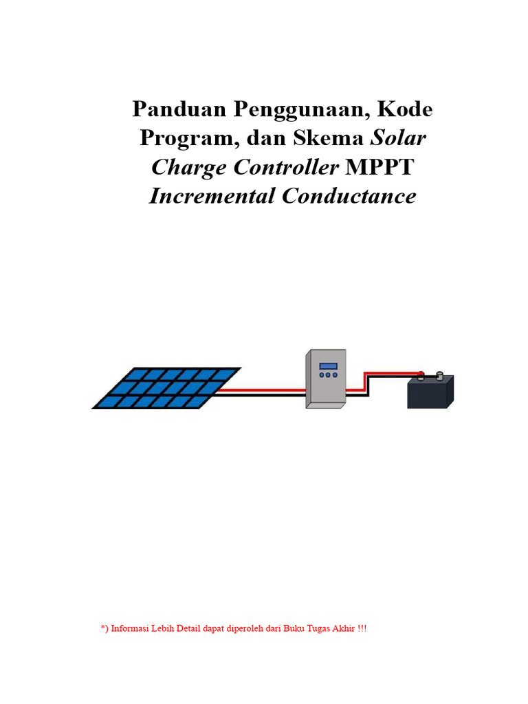 Panduan Penggunaan SCC MPPT | PDF