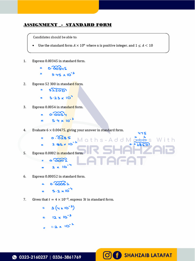 Assignment 6 - Standard Form (Solved) | PDF