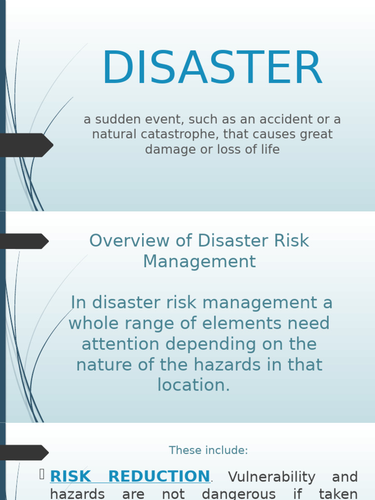 2 Module II Disaster Risk Reduction | PDF