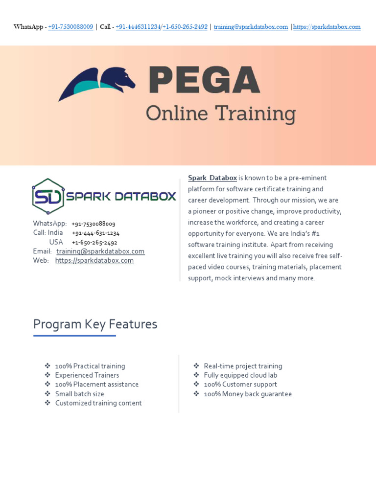 Pega Course Content | PDF