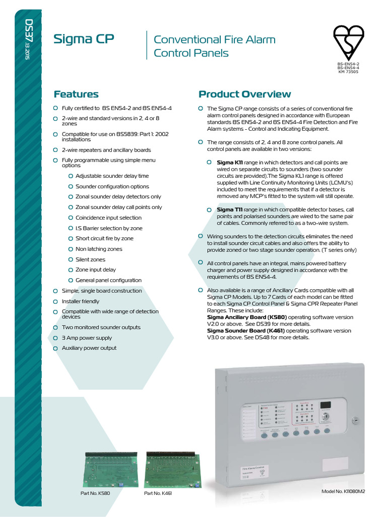 Sigma CP - Data Sheet | PDF