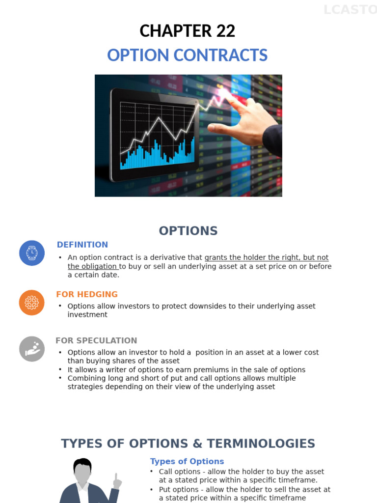 Chapter 22 - Option Contracts | PDF