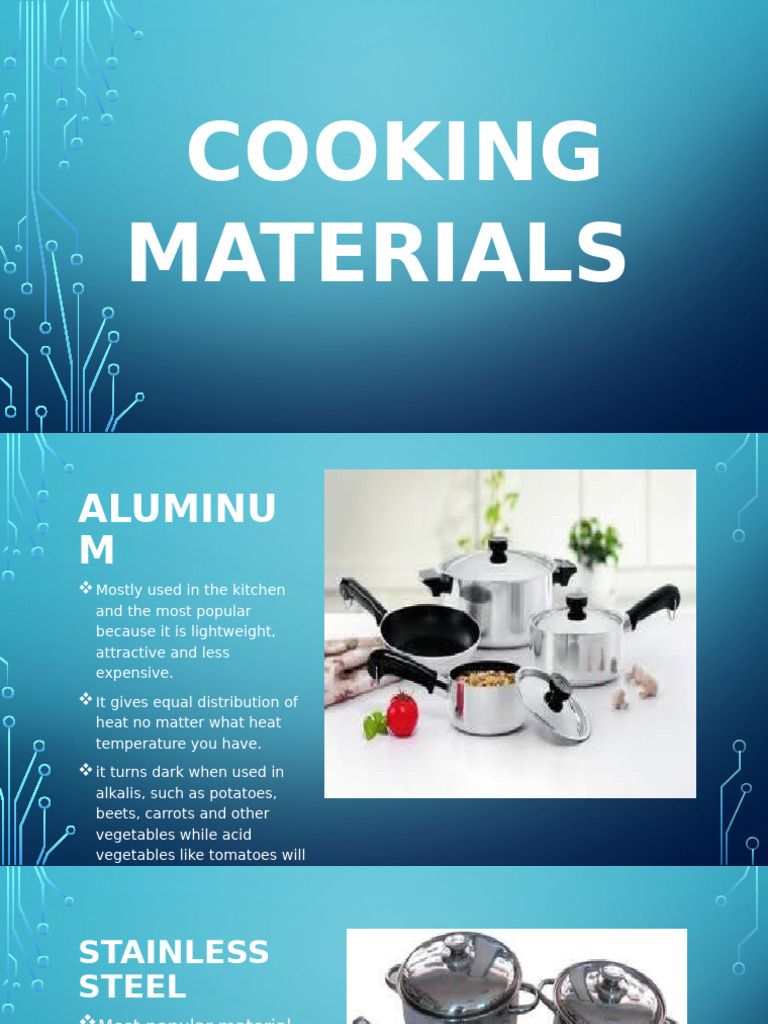 Cooking Materials | PDF