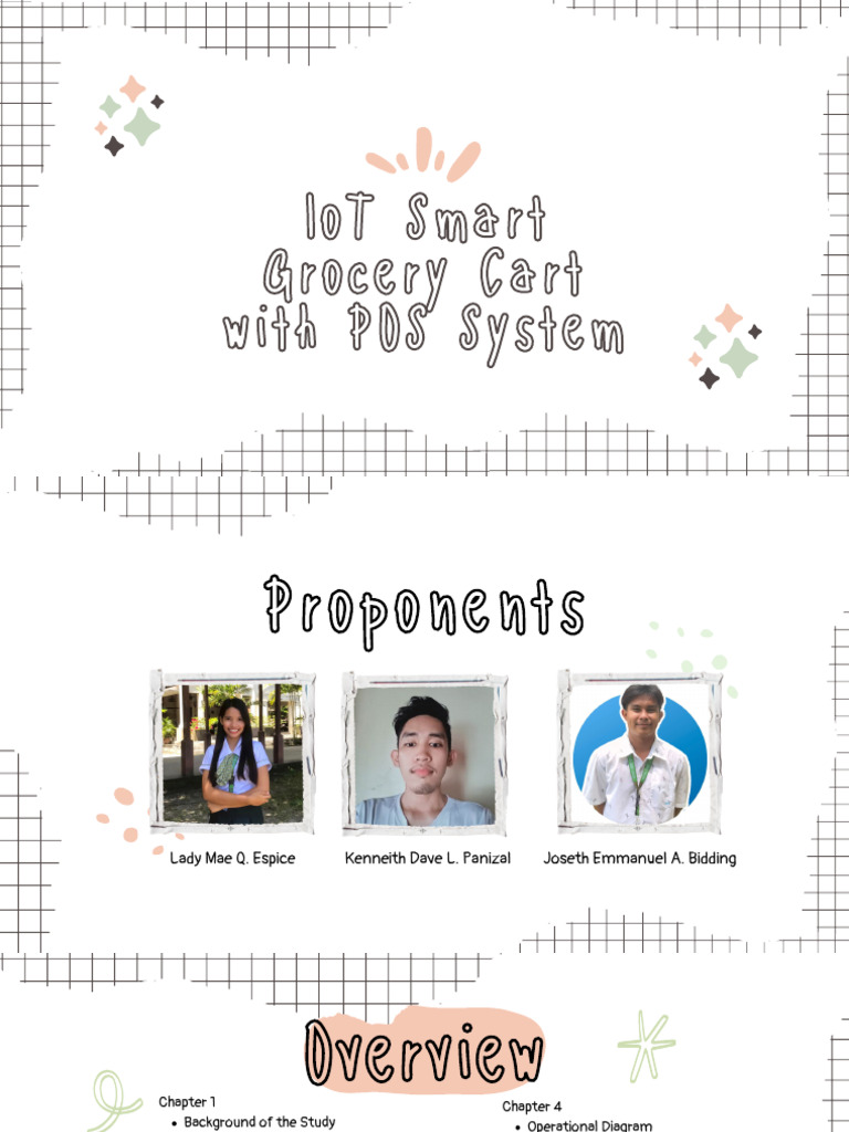 Outline Defense - IoT Smart Grocery Cart With POS System | PDF
