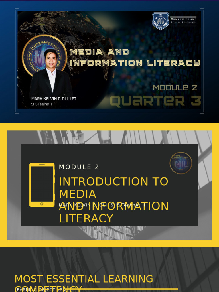 Module 2 Intro To MIL | PDF