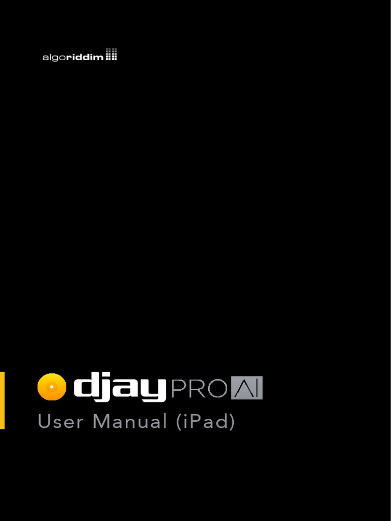 Djay IOS Ipad Manual | PDF | Música electrónica | Tecnología musical