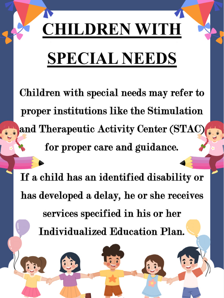 Children With Special Needs | PDF