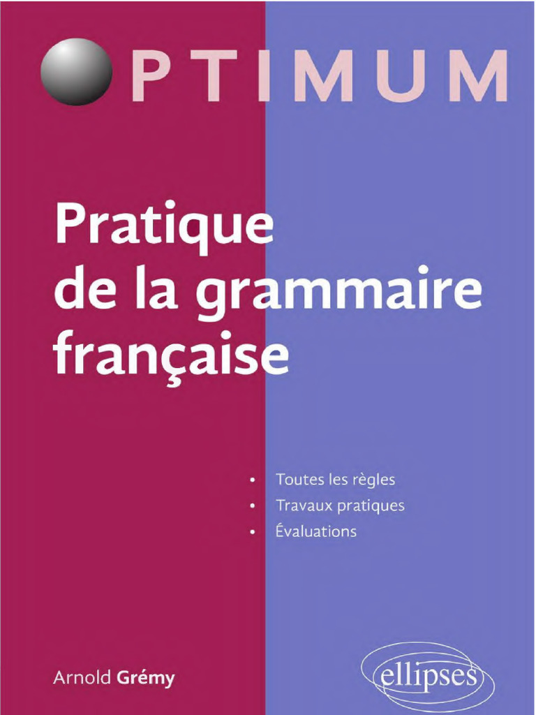 Pratique de La Grammaire Française | PDF