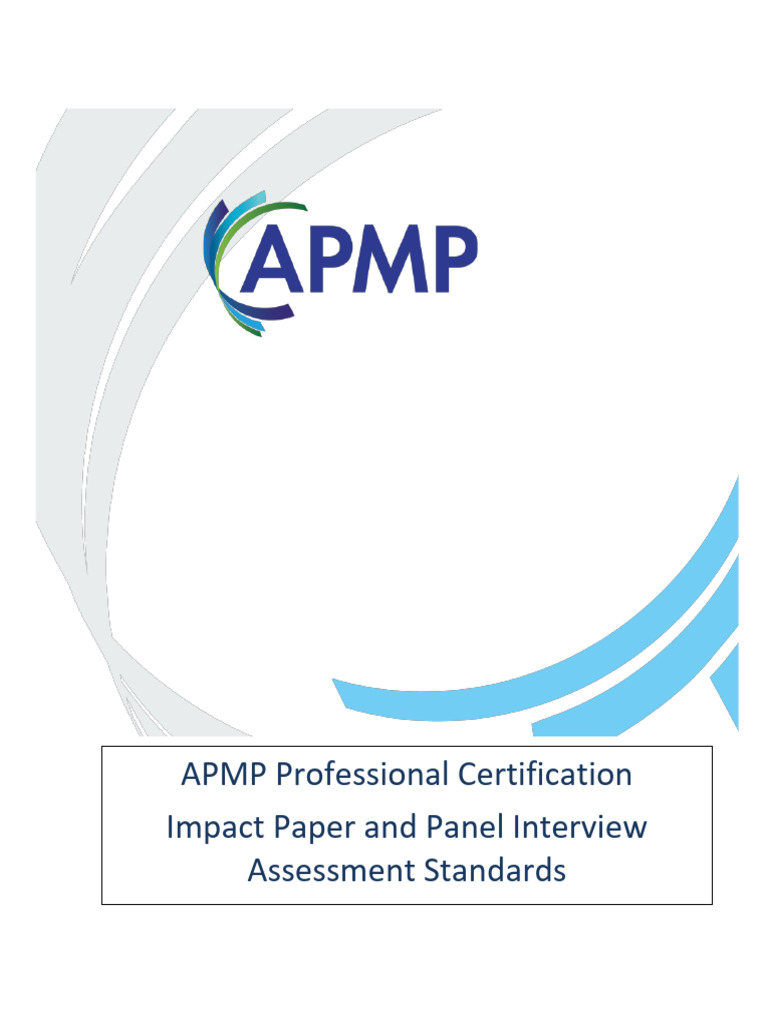Apmp Professional Standards and Guidance Version 1.5 | PDF
