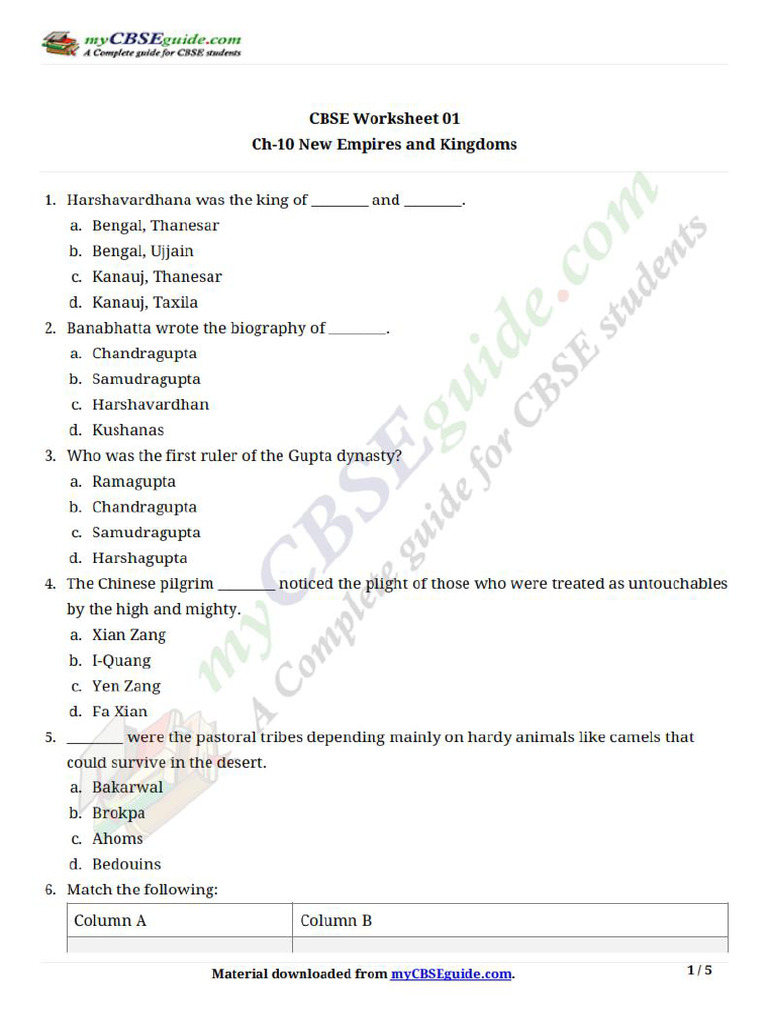 6 SST Ws ch10 1 | PDF