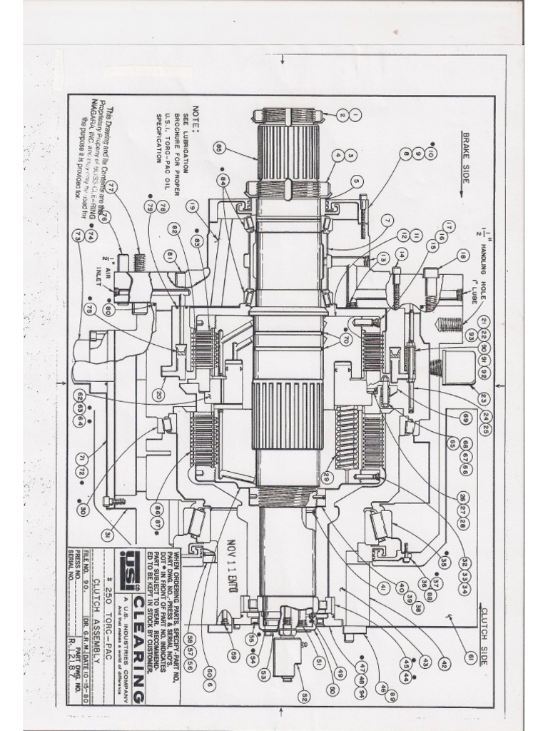 Torc Pac 250 Parts | PDF