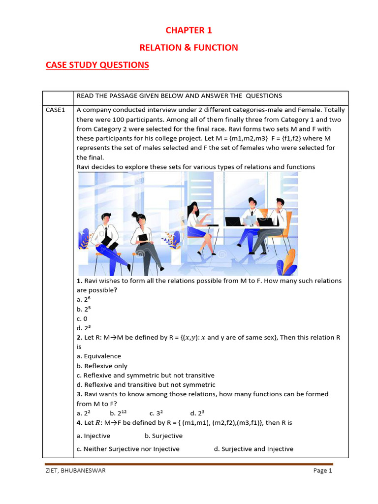 Case Study Questions (Chap - 1 To 7) | PDF