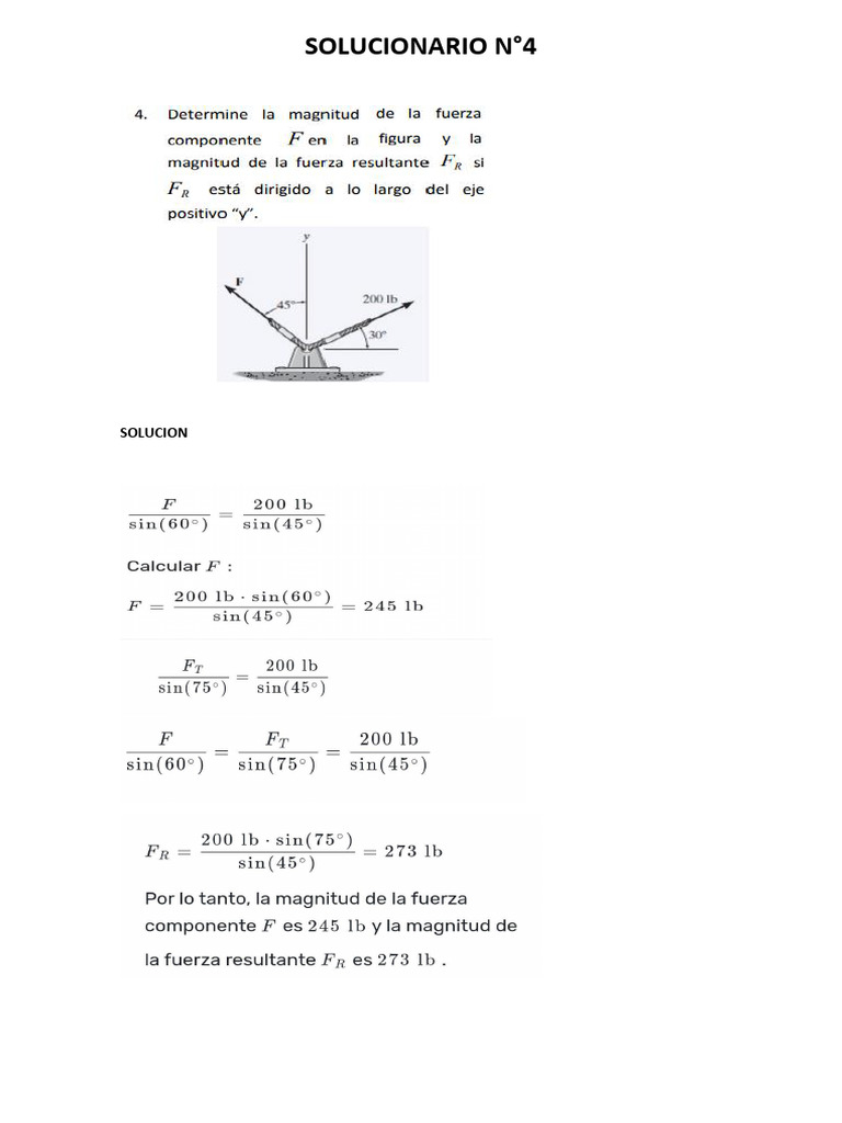 Ejercicio 4 Estatica | PDF