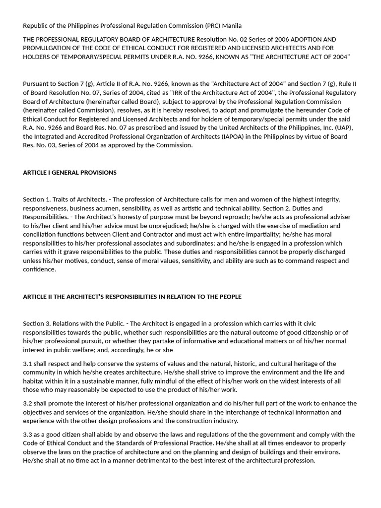 Republic of The Philippines Professional Regulation Commission | PDF