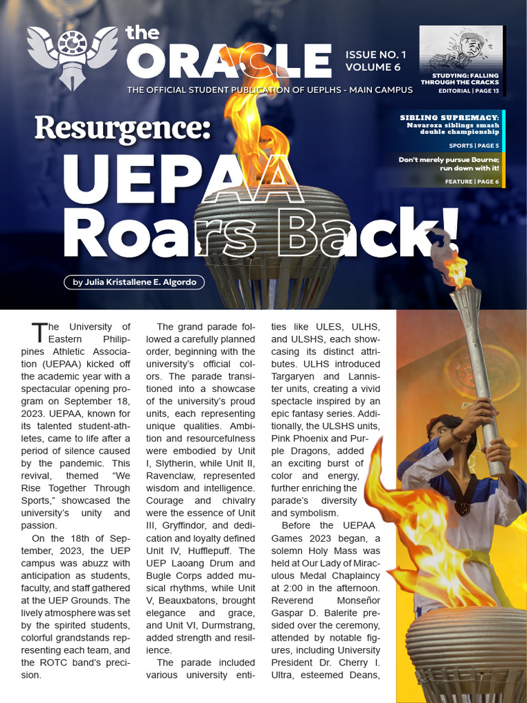 2 - THE ORACLE Volume 6 Issue No.1 | PDF