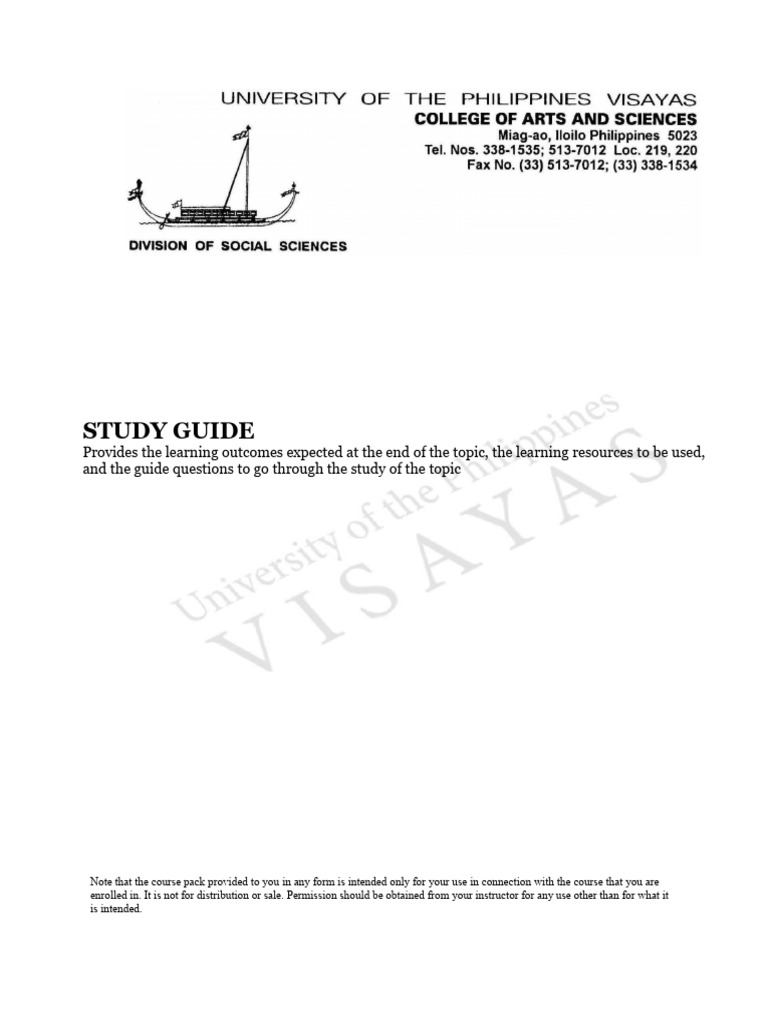 Study Guide - Module 1 | PDF