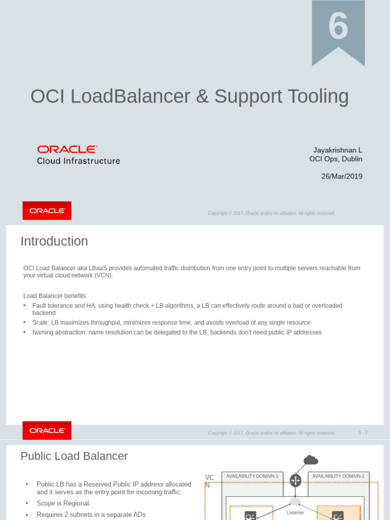 Oci Lbaas - Jay | PDF