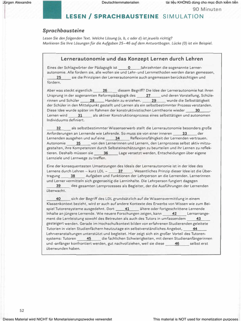 Sprachbausteine 2 | PDF