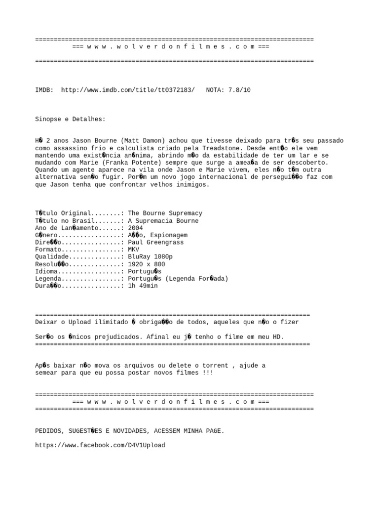 SINOPSE | PDF SINOPSE | PDF
