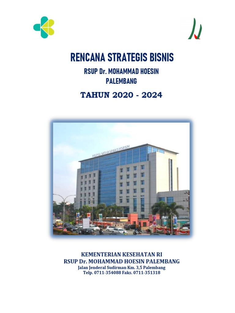 RSB Tahun 2020-2024 RSUP DR Mohammad Hoesin Palembang (Awal) | PDF
