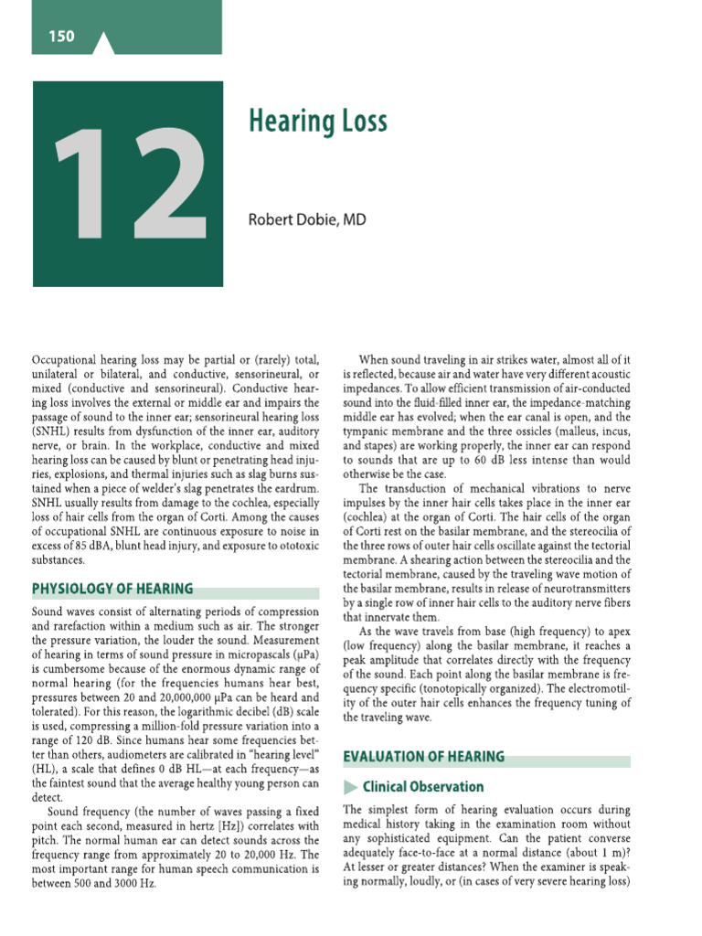 150 - 167 Capt. 12 Pérdida de La Audición | PDF