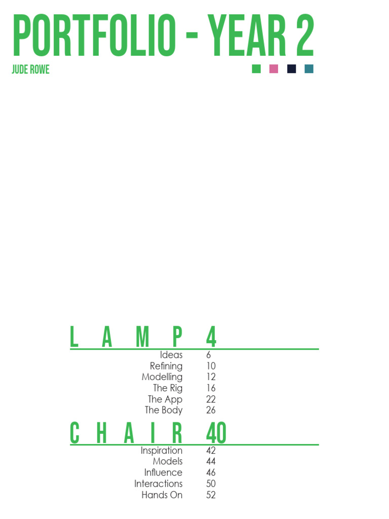 Year 2 Portfolio | PDF