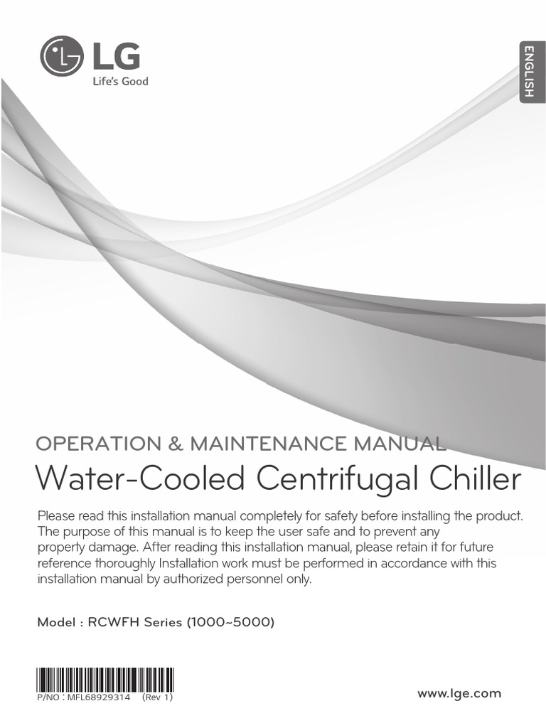 LG 2 Comp Centrifugal Chiller | PDF
