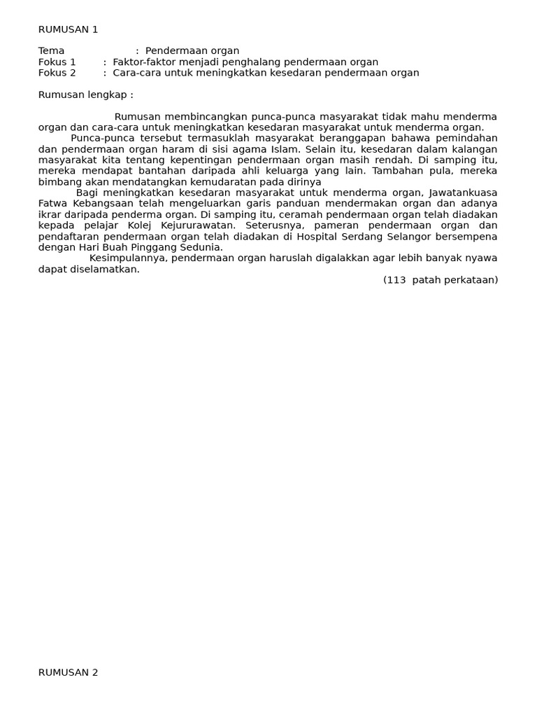 Rumusan | PDF