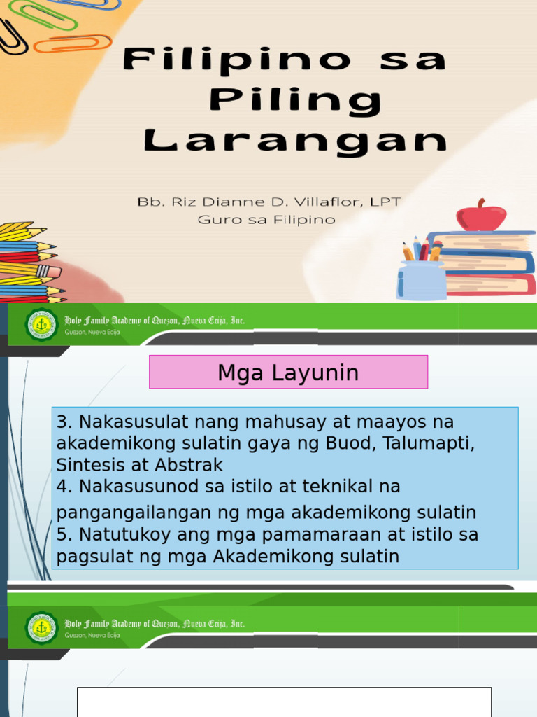 FIL M2 PPT Buod | PDF