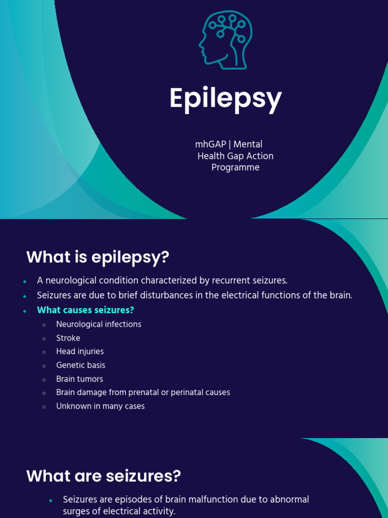 Epilepsy Slides | PDF