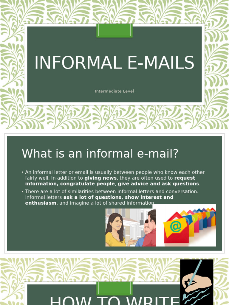 Informal Emails | PDF