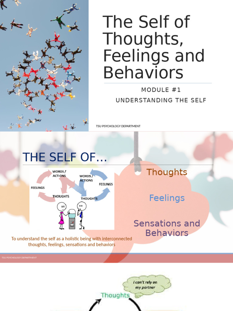 MODULE 1 The Self of Thoughts, Feelings and Behaviors | PDF | Emotions ...