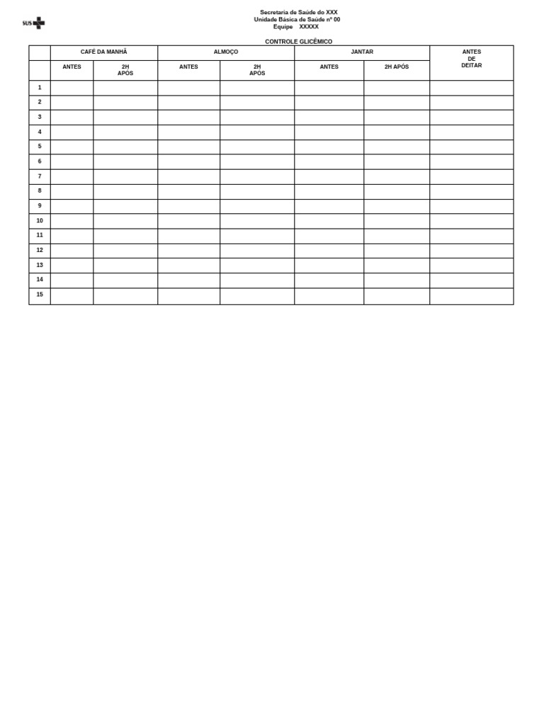 Controle Glicêmico GRANDE | PDF