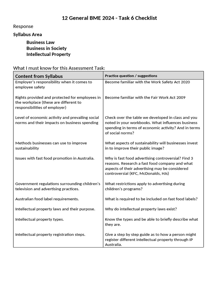 Task6 ChecklistV3 | PDF