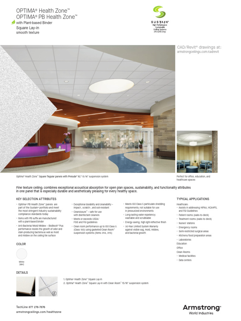 Optima Health Zone Data Sheet | PDF