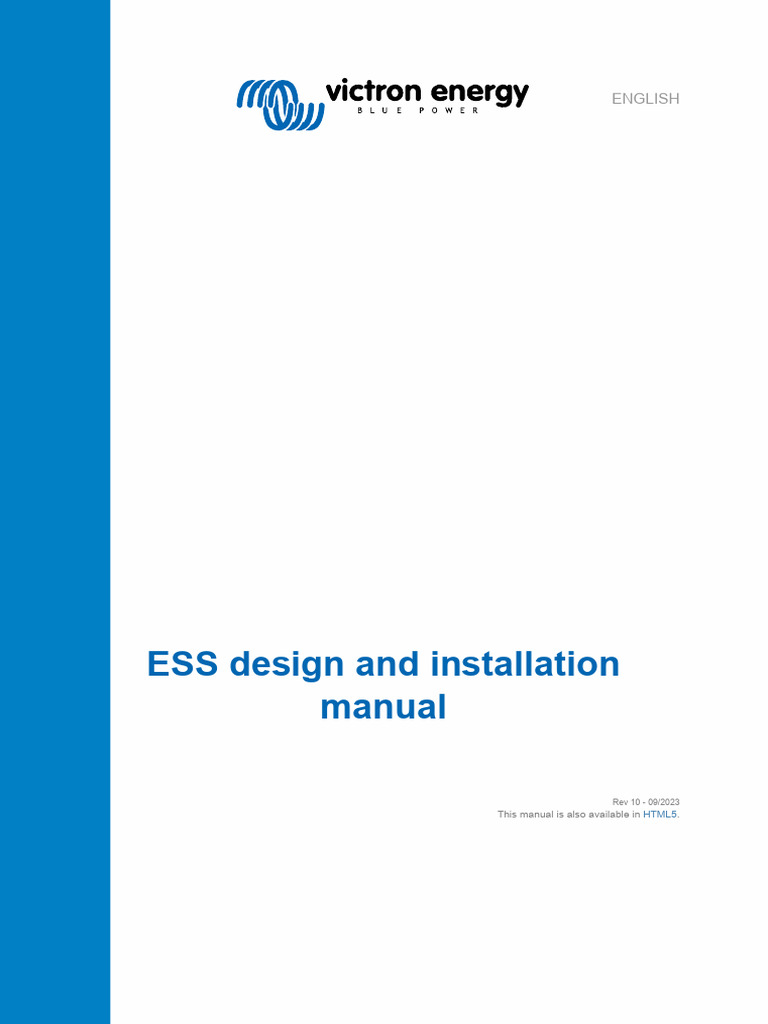 6292-ESS Design and Installation Manual-PDF-En | PDF | Battery Charger ...