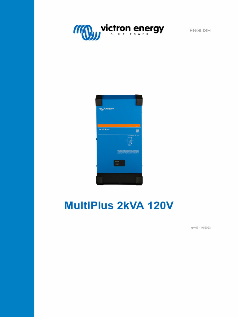 MultiPlus 2kVA PDF en | PDF