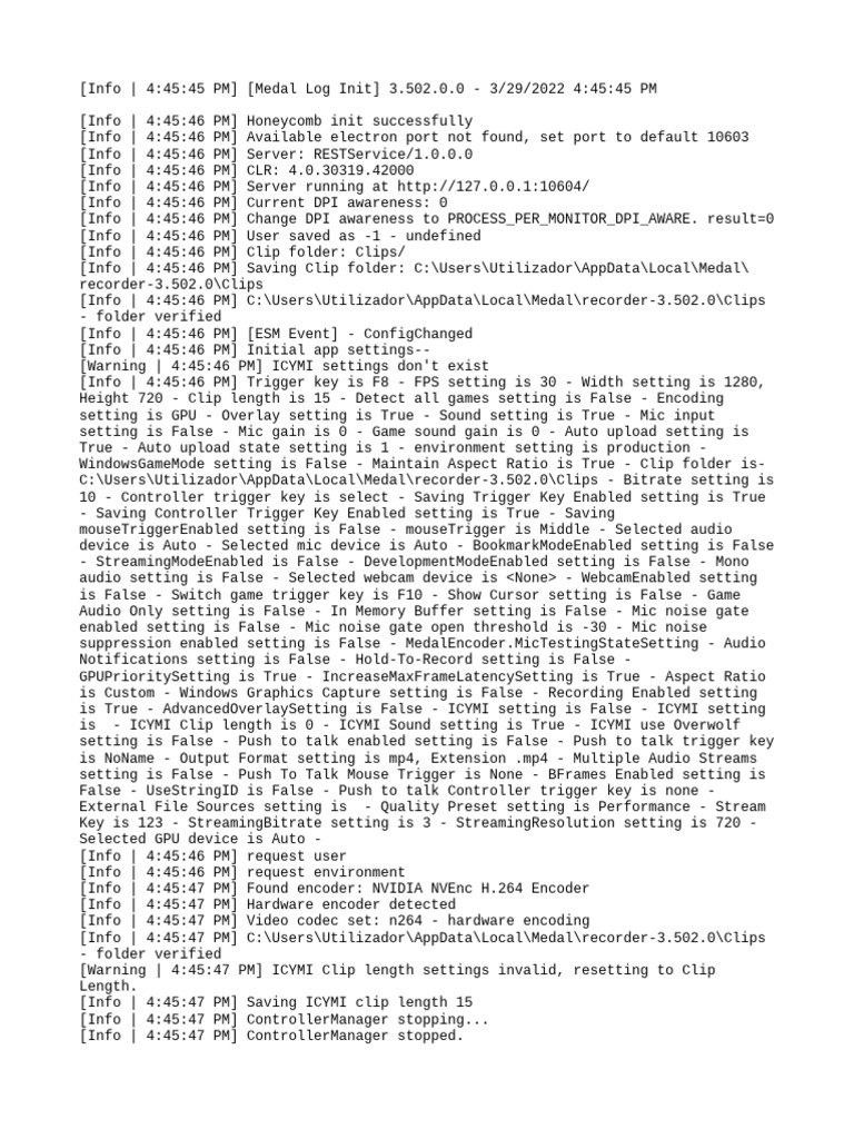 Medal Log 20220329 | PDF