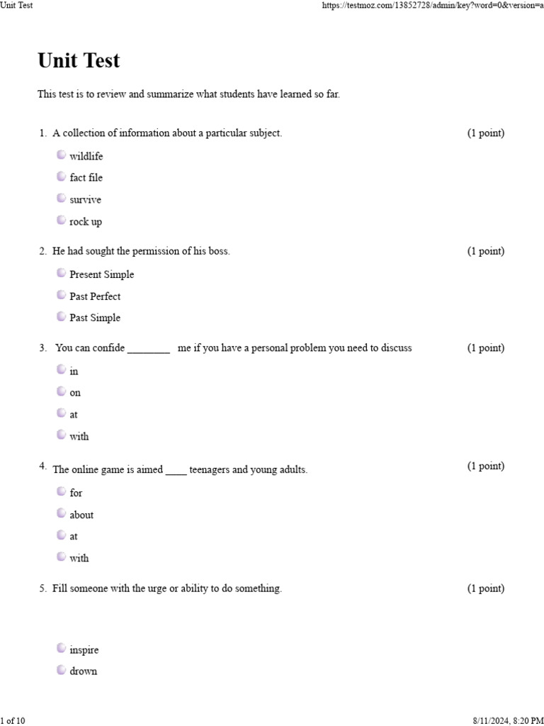 Unit Test | PDF