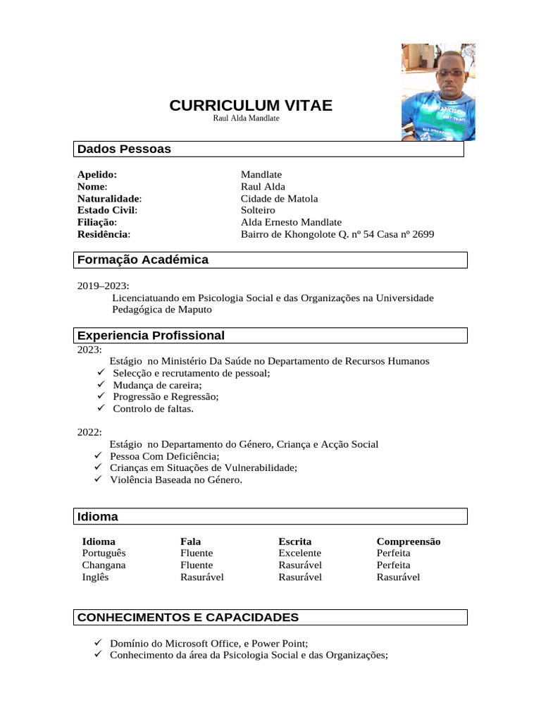 CV Raul 2023 | PDF