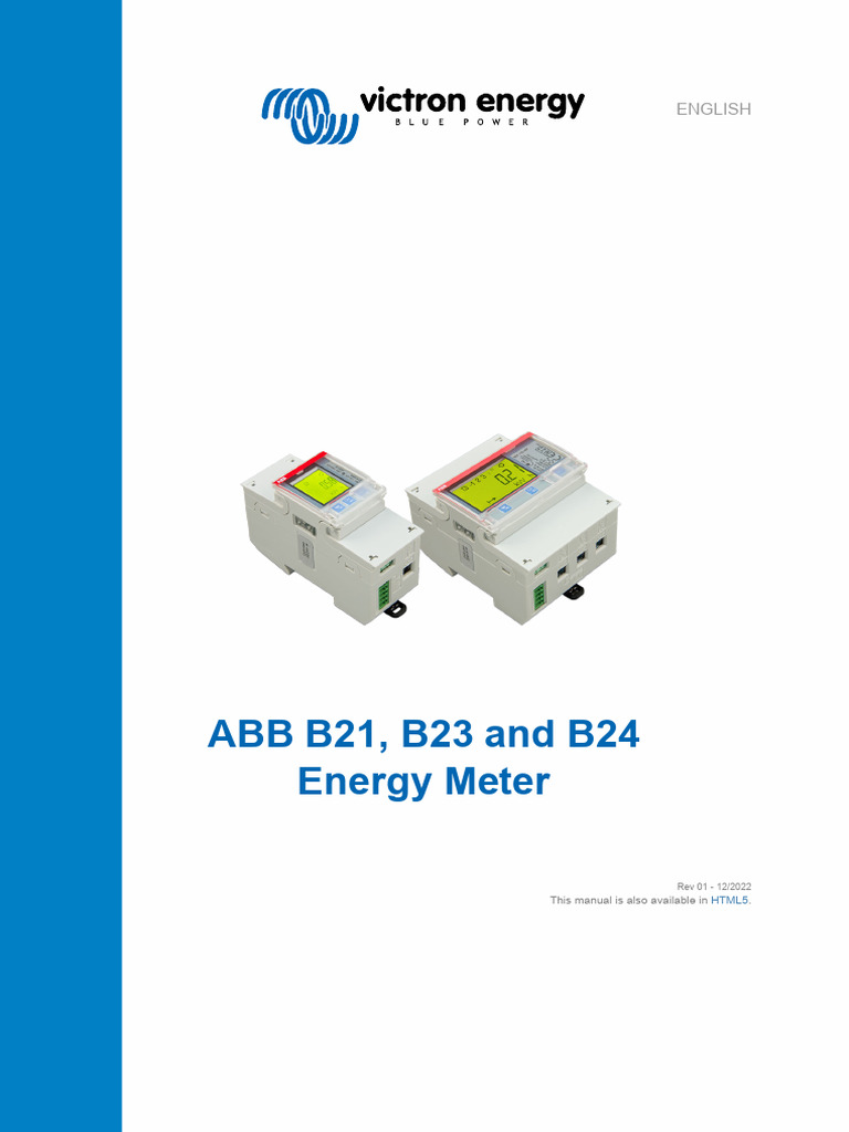 125665-ABB B21 B23 and B24 Energy Meter-PDF-En | PDF | Usb | Home & Garden