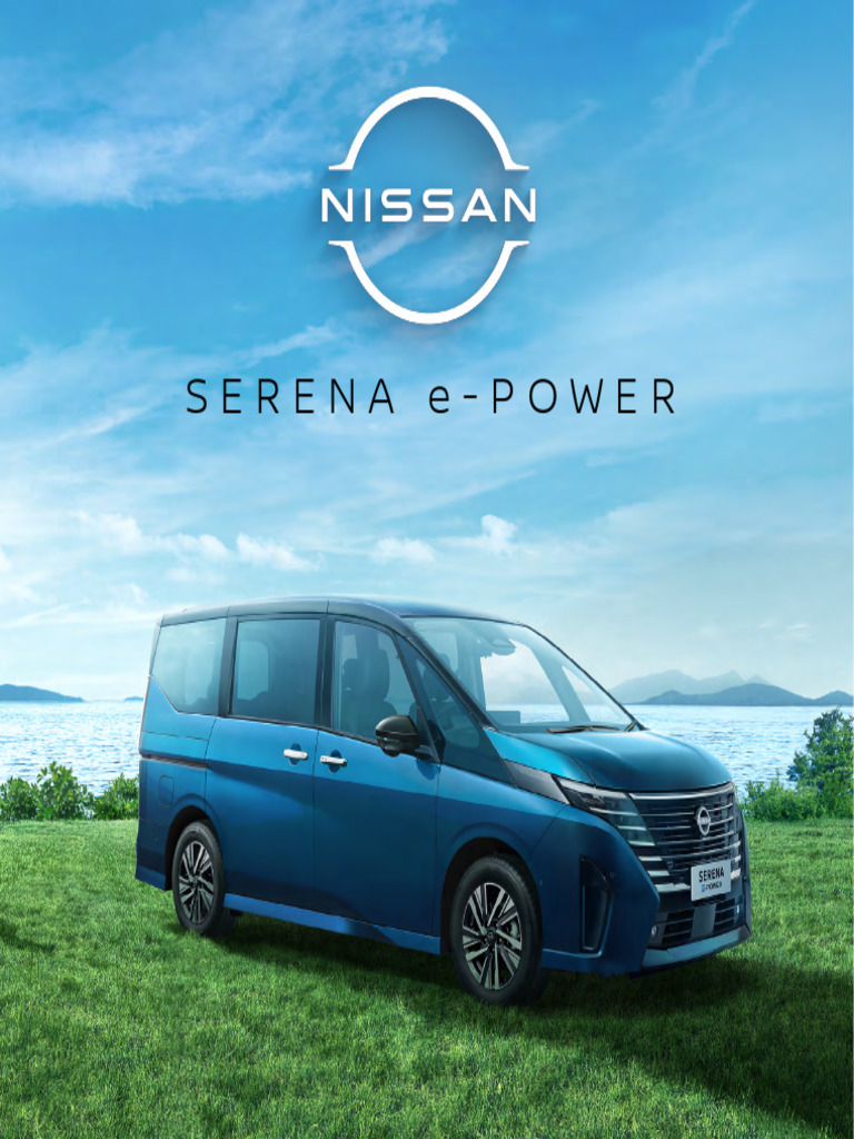 Brosur Nissan Serena E Power 2024 13b3402f90 | PDF