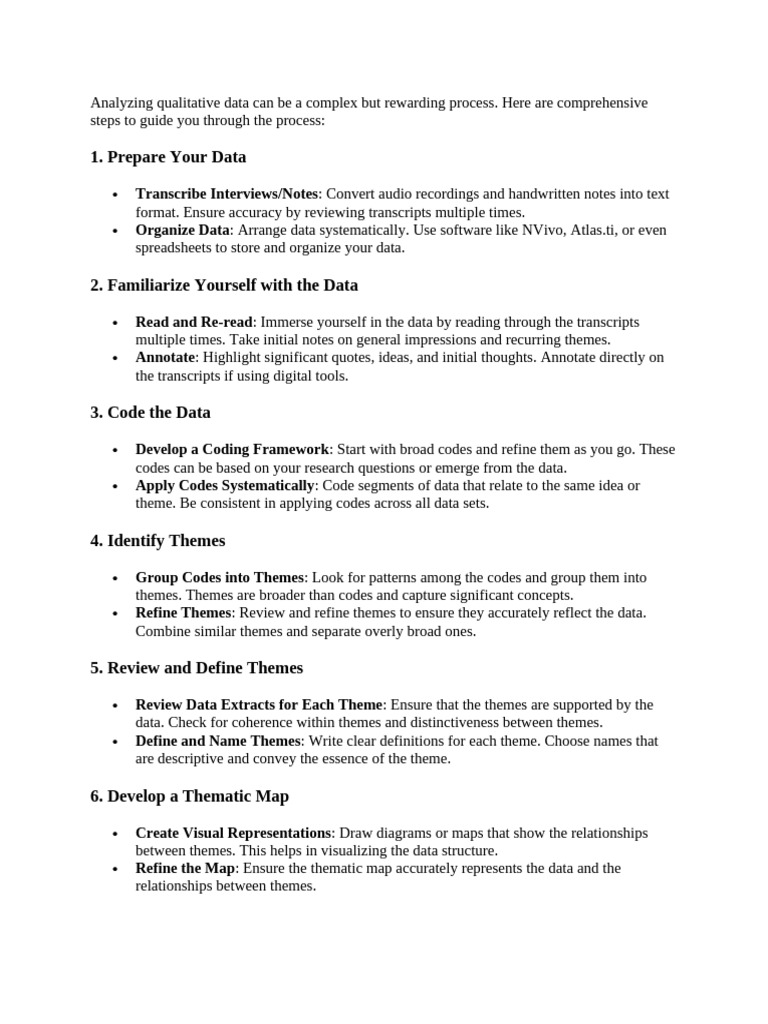 Analyzing Qualitative Data | PDF