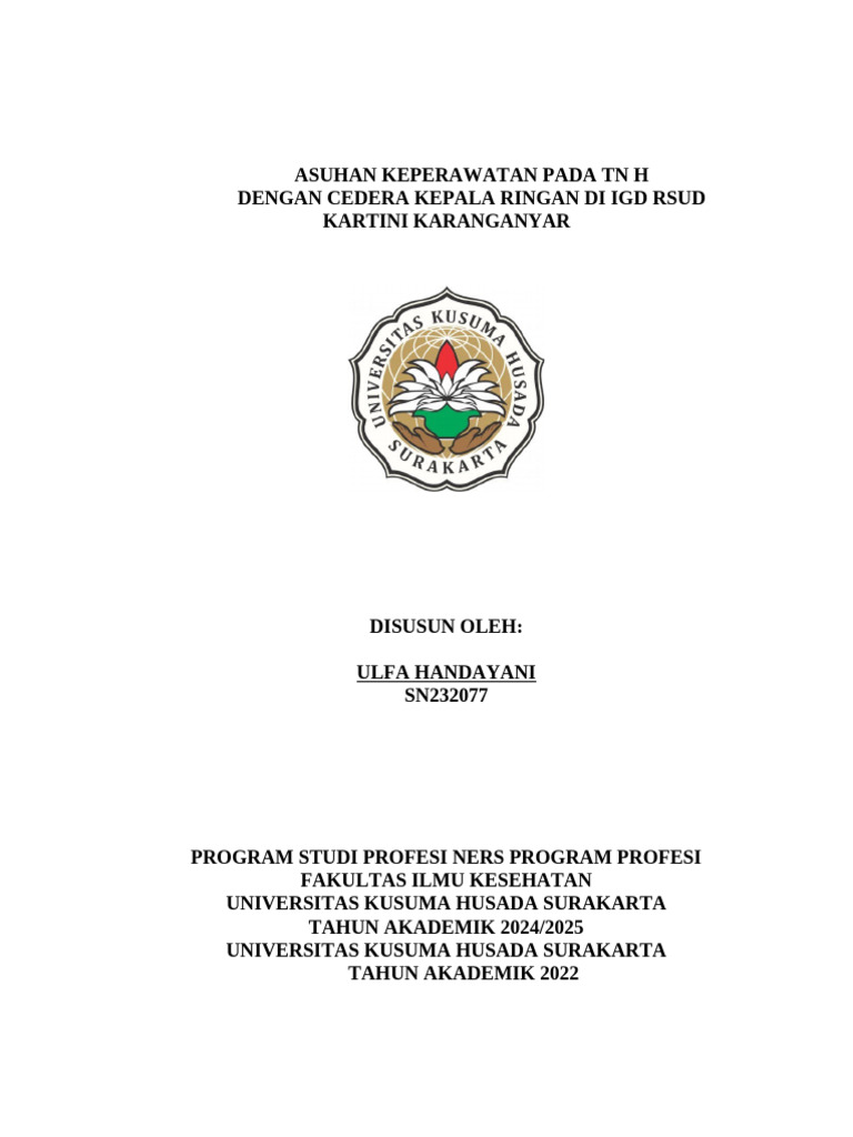 Askep CKR Ulfa | PDF