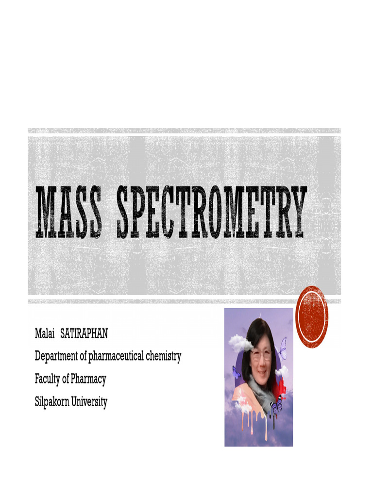 63 Mass Spectrometry - Sheet | PDF