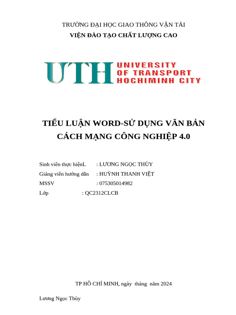 Du Lieu Tho Word | PDF