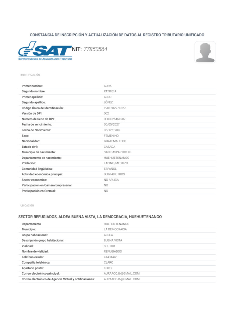 Rtu Actualizado Patricia | PDF