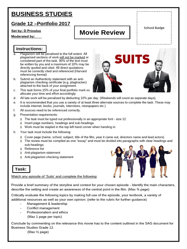 12-Movie-Review-Suits 2 | PDF