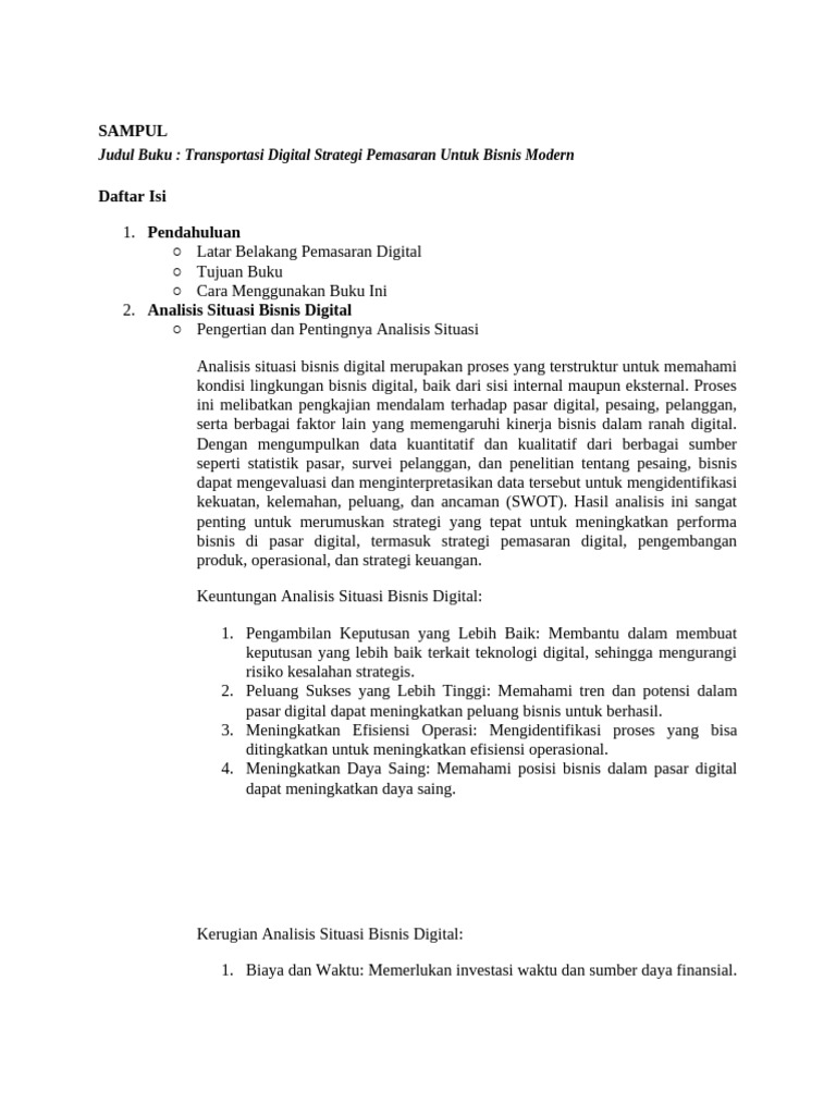 E BOOK - Transformasi Digital Strategi Pemasaran Untuk Bisnis Modern ...